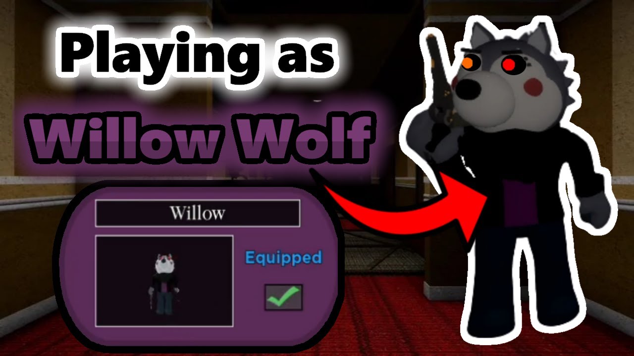 PLAYING AS WILLOW WOLF!! (Concept) ROBLOX PIGGY