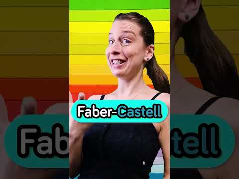 Pronuncia Faber-Castell correctamente 🎨🖍️