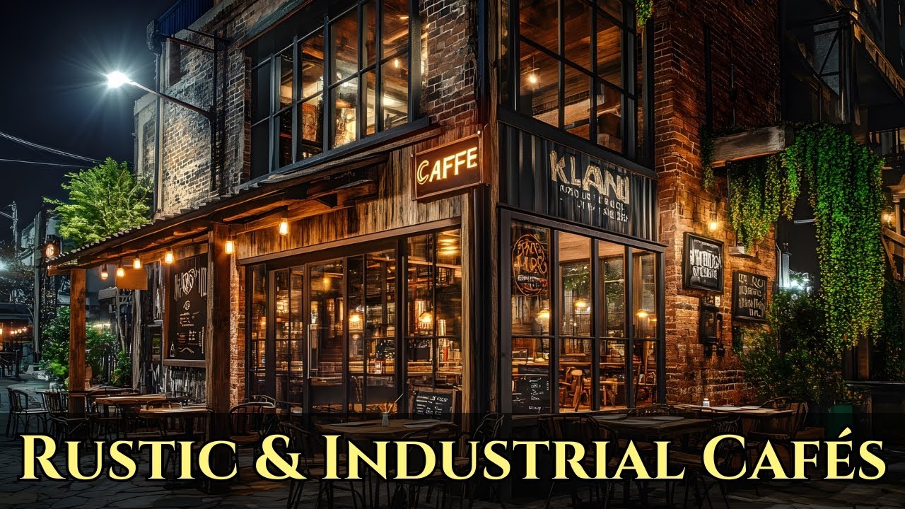 Rustic and Industrial Design Ideas for Cafés: Create a Serene Cafe Oasis