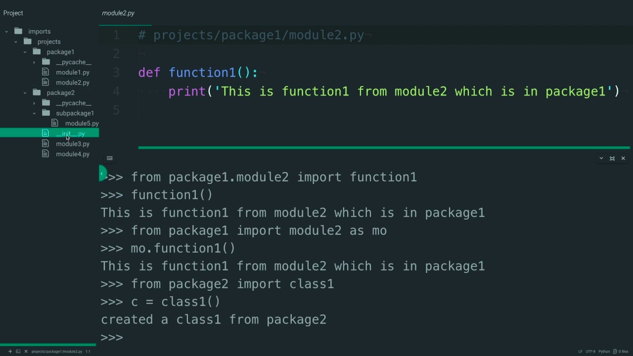 Absolute Imports in Python