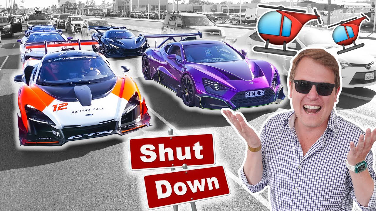LOS ANGELES CAR SHOW CHAOS! Nowhere Turns Out Like LA