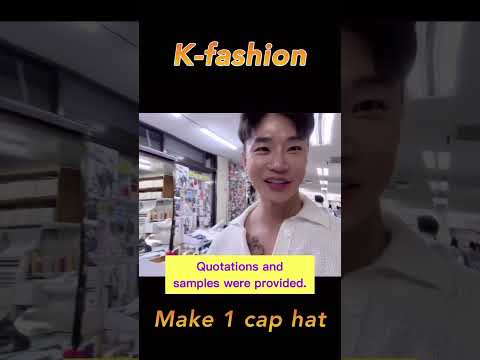 Make 1 Korean Fashion Cap Hat. K-brand, Korean style. korean design