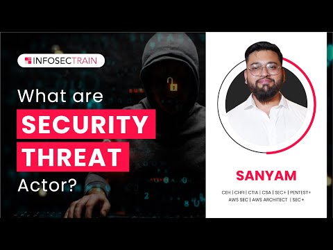 What are Security Threat Actors? | Types of Threat Actors | InfosecTrain