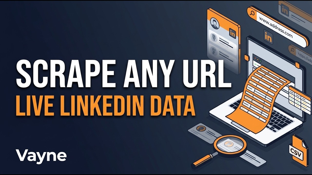 How to Scrape LinkedIn Profile & Company URLs — Live Data, No Account
