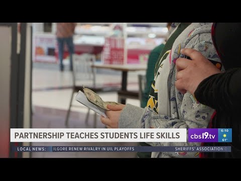 Community partnership helps teach students essential life skills