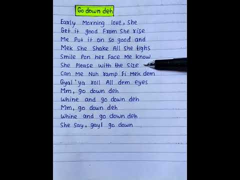 Go Down Deh - Spice, Sean Paul, Shaggy | lyrics #viral #viralshorts #lyrics
