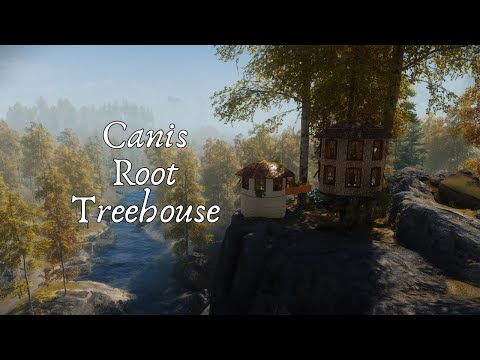 Canis Root Treehouse, A Unique Skyrim Home Mod by Mentha, For Xbox and PC (AE/SE)