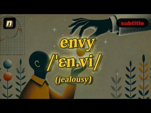 [n] Envy meaning (jealousy) with 5 examples