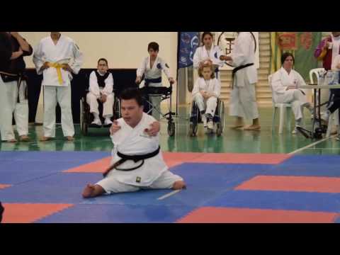 Adapted Karate - Disability Karate Federation. This is the Kata Empi