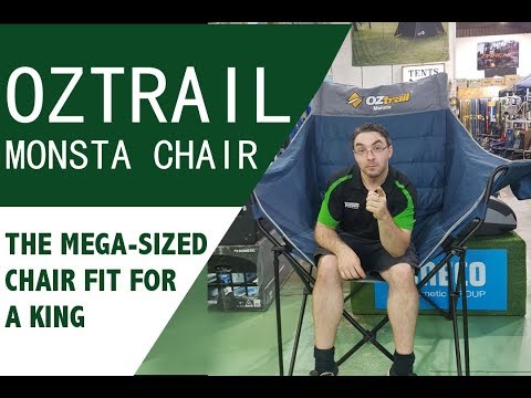 OZtrail Monsta Chair | HUGE Folding Chair | Perfect for the back row at concerts & football games