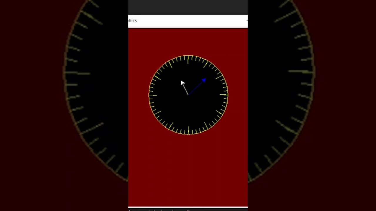 How to create an analog clock in python turtle graphic