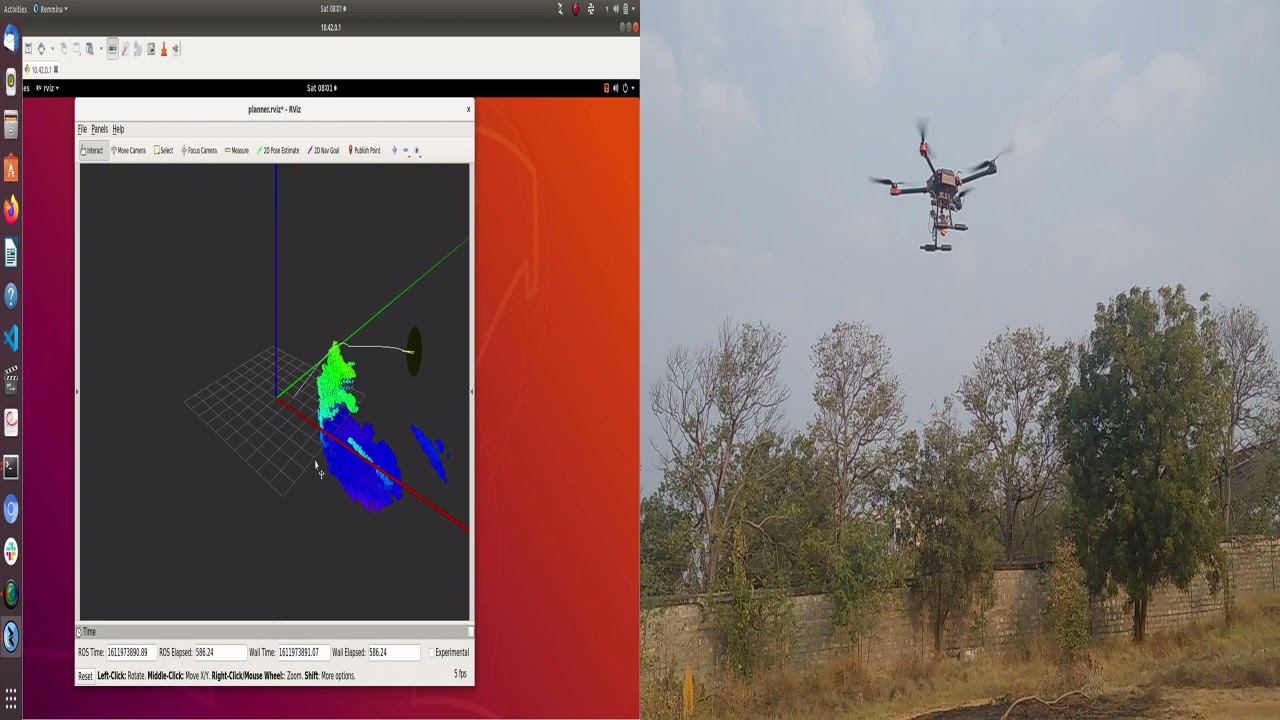 Fast Planner with Octomapping Obstacle Avoidance for Drones