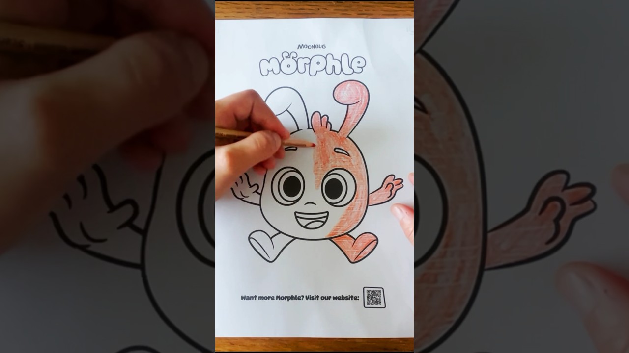 🌈 Color in the Morphle Drawing! #morphle #coloringforkids #kids #trending