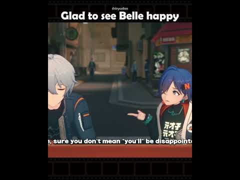 Glad to see Belle happy