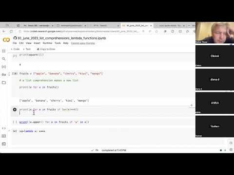 Python List Comprehension Lambda Map