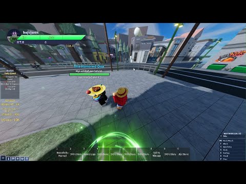Roblox eating gomu gomu fruit in universal time