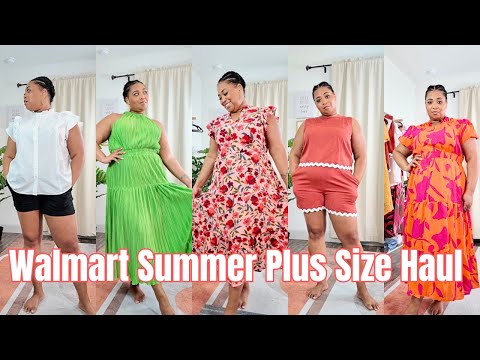 WALMART Plus Size Summer Try-On Haul | AFFORDABLE and CUTE FINDS | Sizes XXL and 2X