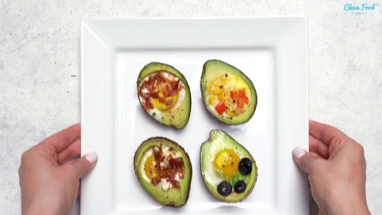 Healthy Breakfast Avocado Egg Cups Recipe