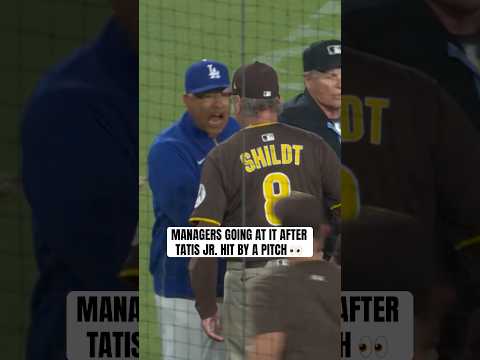 Dave Roberts & Mike Shildt exchange words 🍿