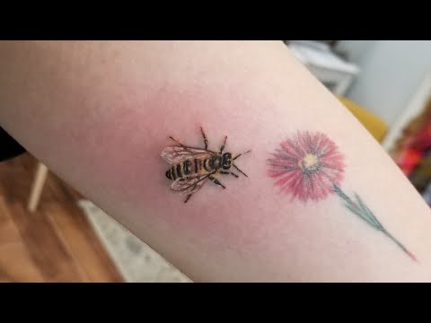 Real Time Tattooing, touching up ,by NINJA CGTV