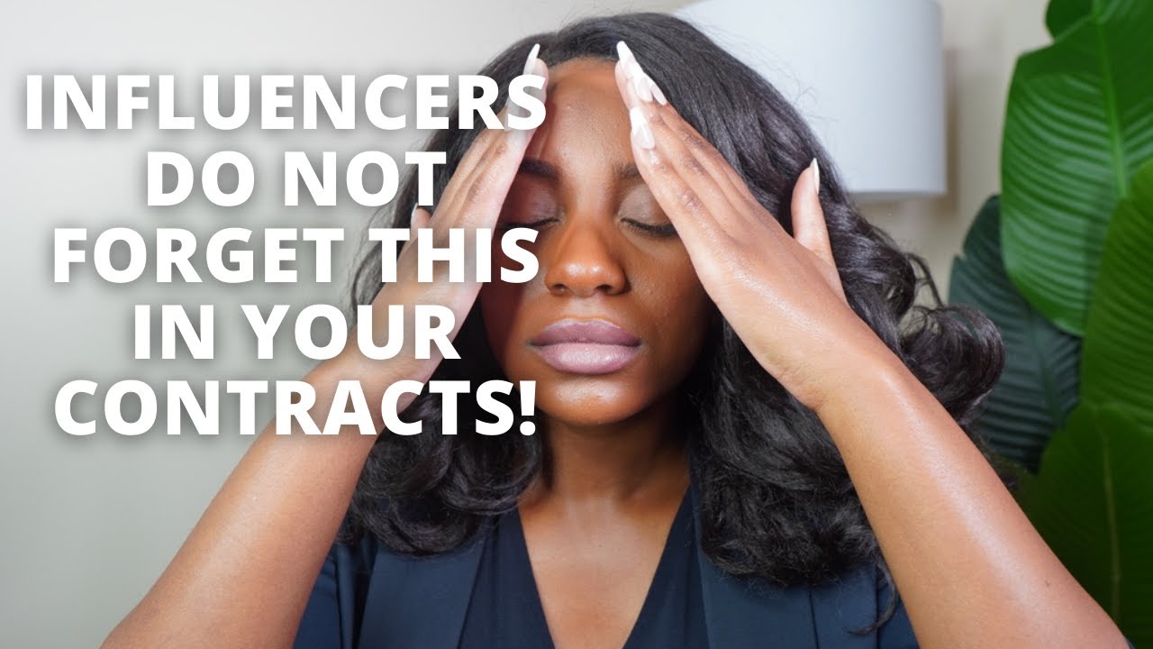 3 IMPORTANT INFLUENCER CONTRACT CLAUSES | THE LEGAL TEA