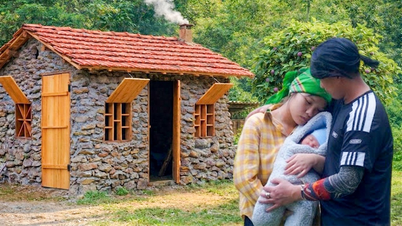 FULL VIDEO: Abandoned Single Mother Struggles to Raise Newborn in Harsh Forest Survival Life