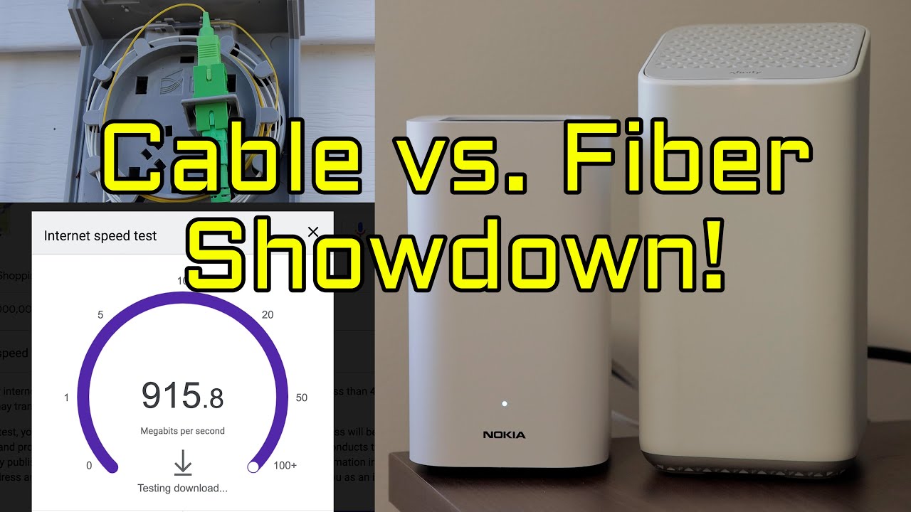 Cable vs. Fiber Internet Showdown - Watch This Before You Make Your Choice!