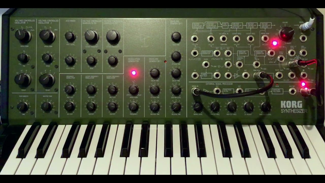 Korg MS-20 | 150th self-playing patch #2WireChallenge