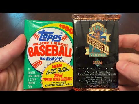 WHAT DEFINES A ROOKIE CARD? LET’S ARGUE ABOUT IT! 1990 Topps & 1993 Upper Deck Series 1 #junkwax