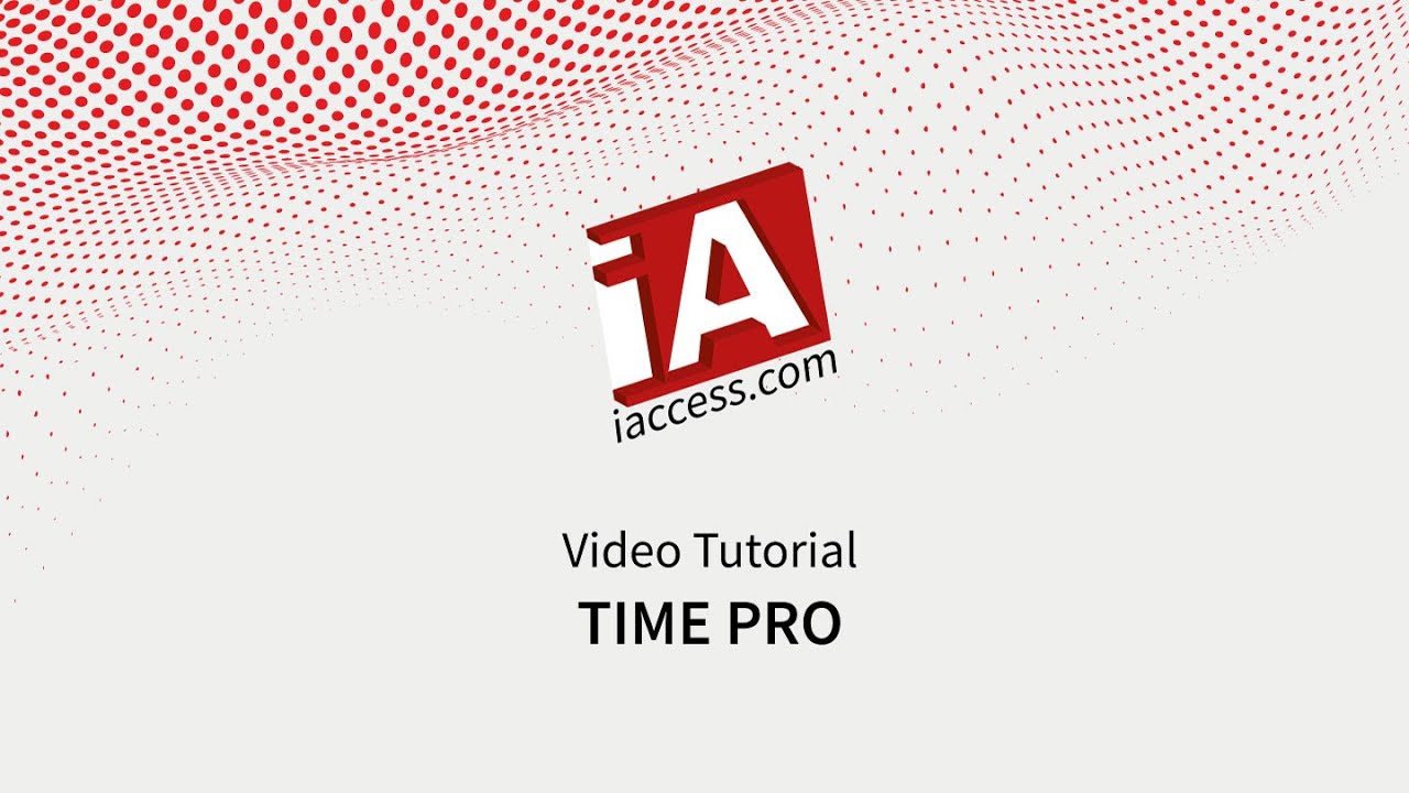 Video Tutorial TimePro