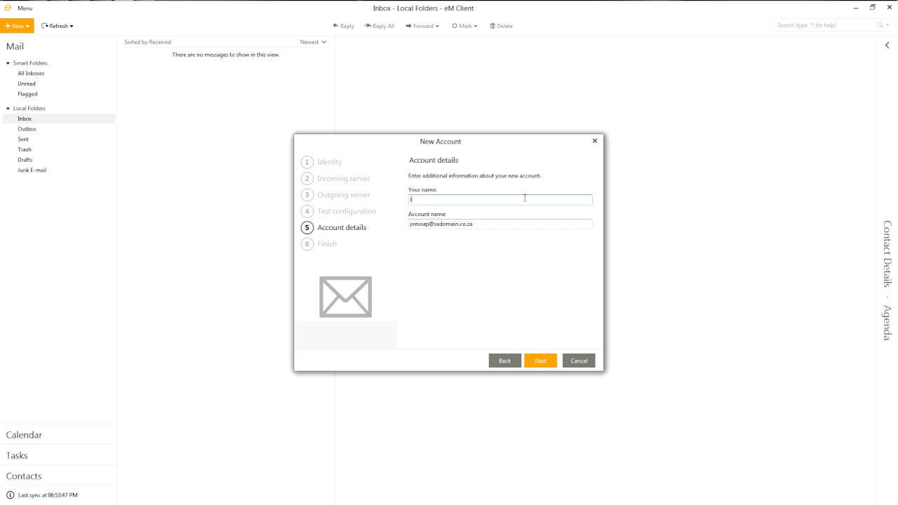 EM Client v7: Creating an IMAP Account