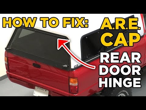 Truck Bed ARE Cap/Topper Rear Door Hinge Repair Fix - Cheap!