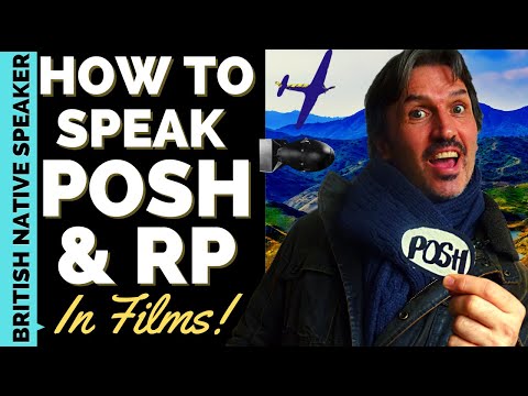 POSH Words in Old British Films!