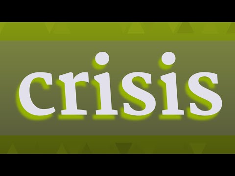 CRISIS pronunciation • How to pronounce CRISIS