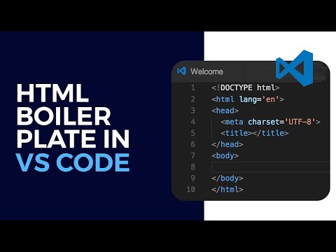 HTML Boilerplate in Visual Studio Code: Quick Start Guide