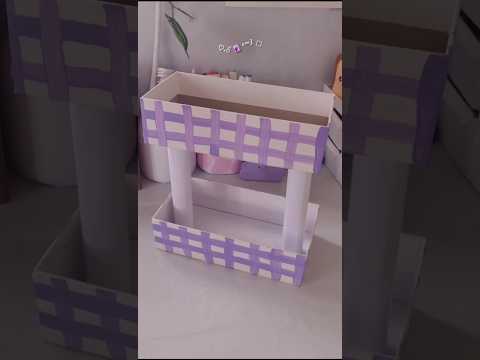 Diy Desk organizer 🪐🥰#shorts#organizer