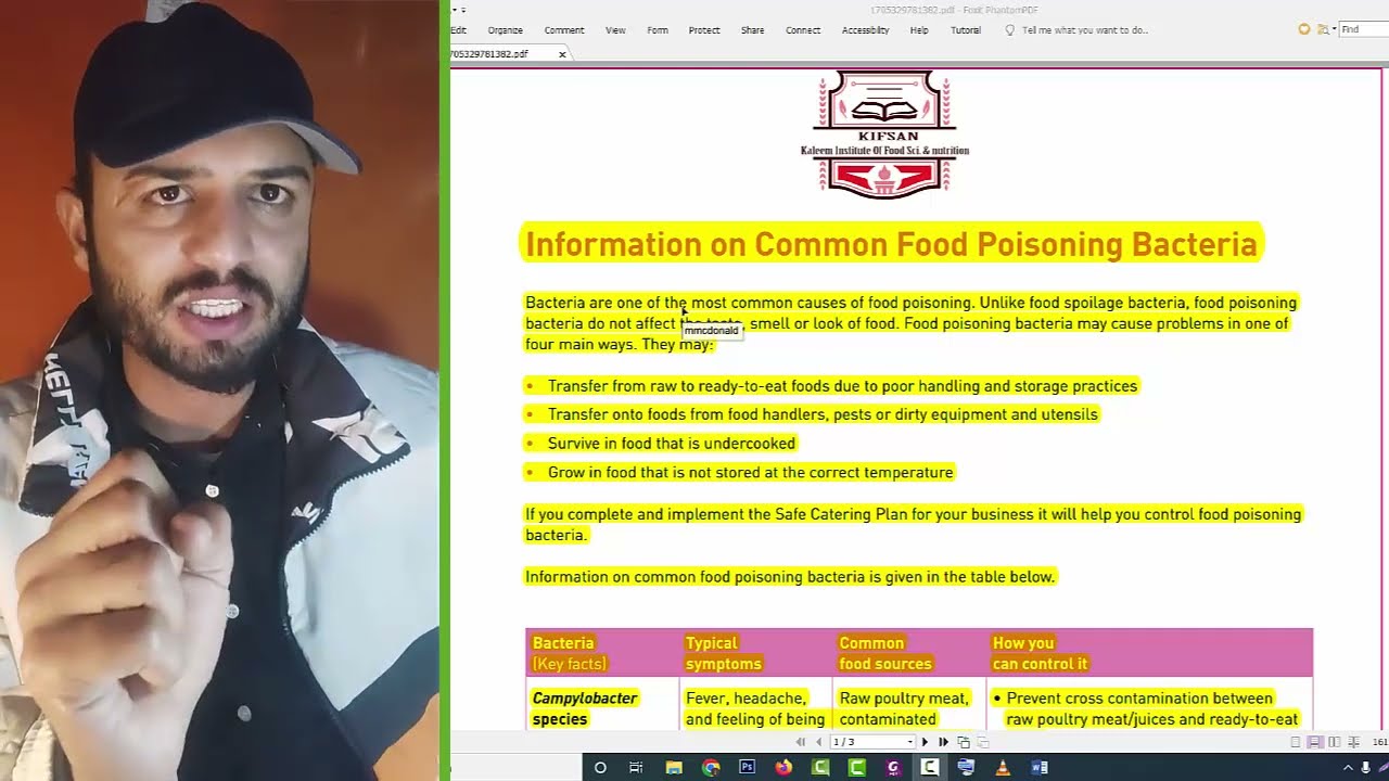 Common Food Poisoning Bacteria (Free PDF Download )