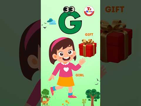 Words that start with G 'g' | G for Gift | G for Girl #shorts #kidslearning #preschool
