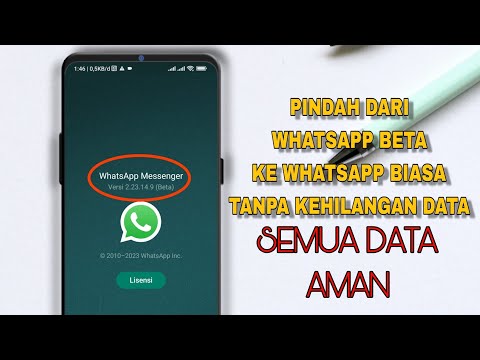 Cara berpindah dari whatsApp beta ke WhatsApp biasa tanpa kehilangan data