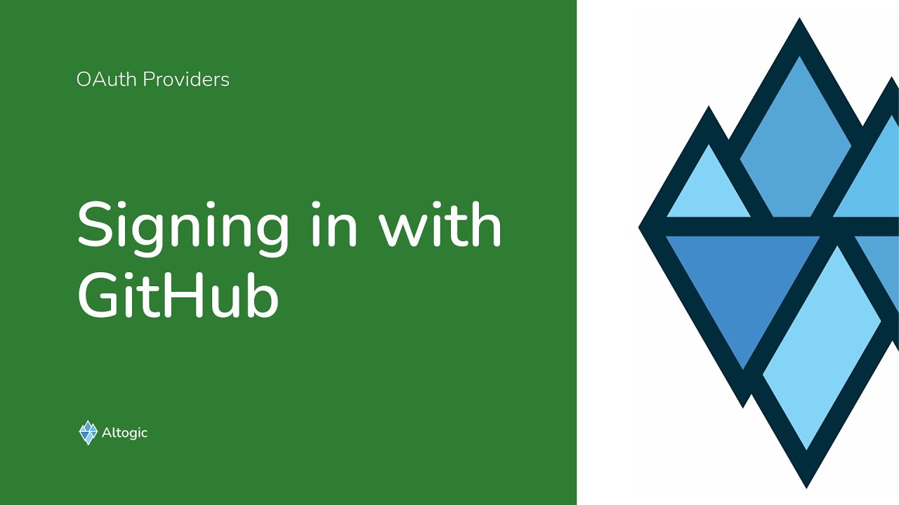 Configuring GitHub OAuth for Your Apps