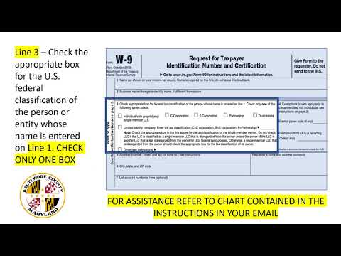 Instructions on How to Accurately Complete the Required W9 Form