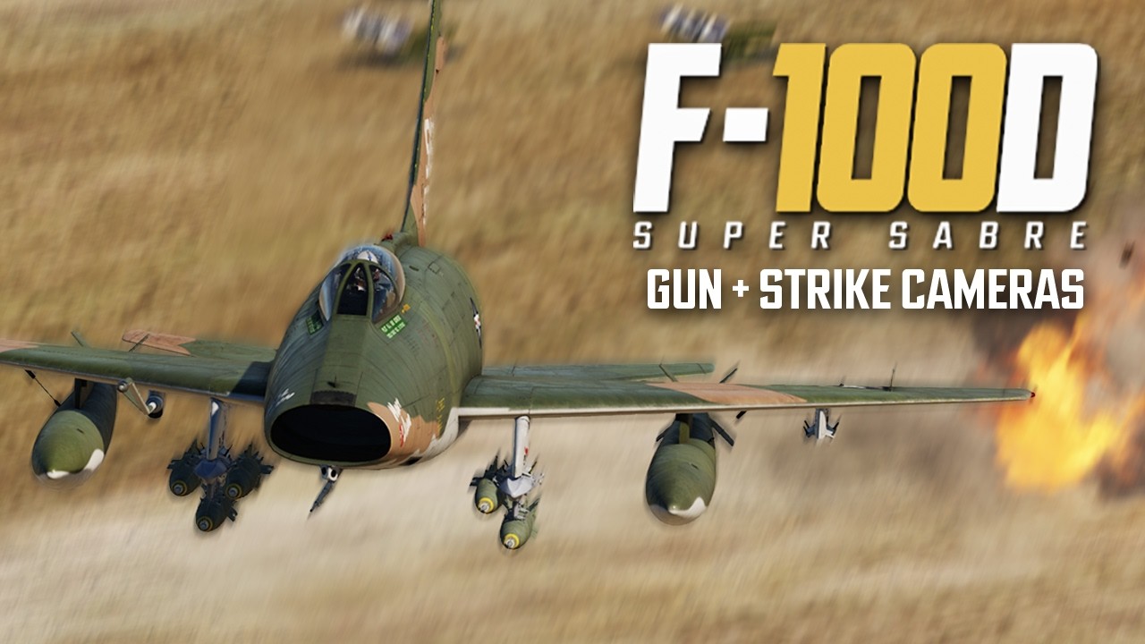 DCS F-100D: Gun & Strike Camera Preview