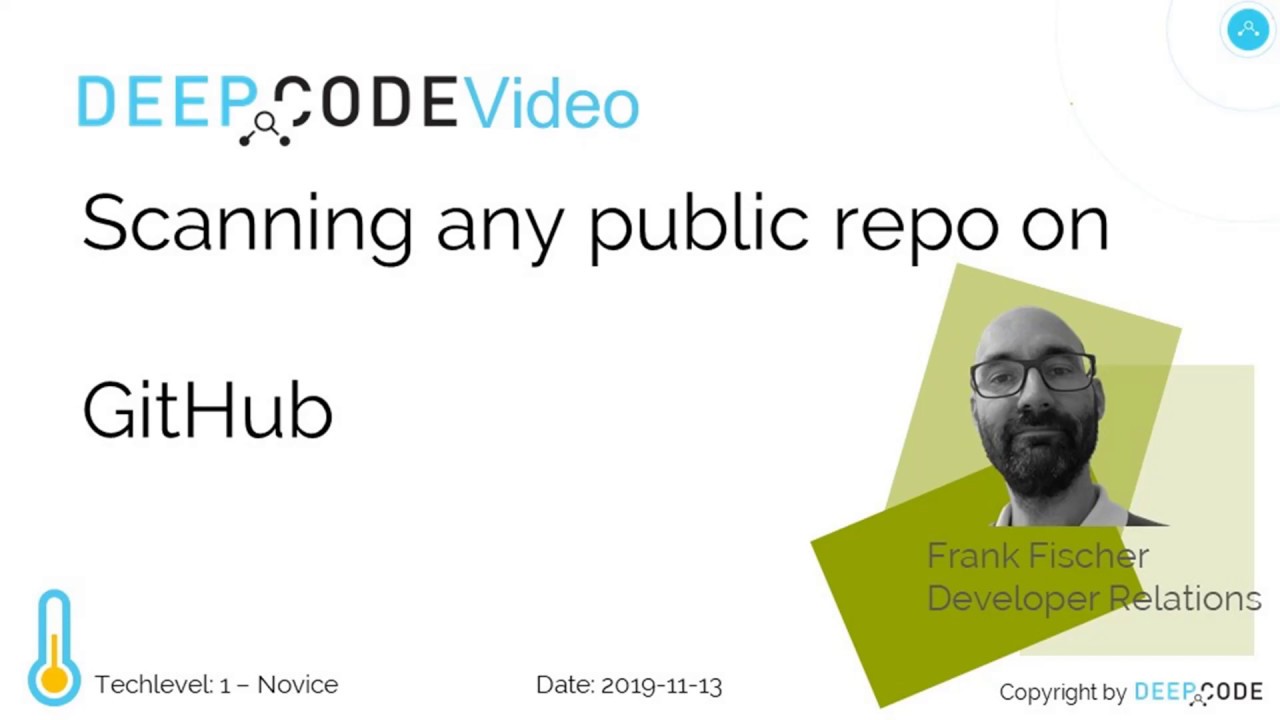 Using DeepCode to analysis any public repo from Github