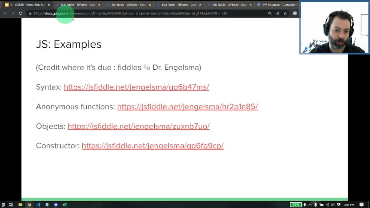 CIS658 - Client-Side Scripting (3/4)