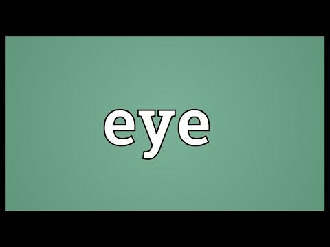 Eye Meaning