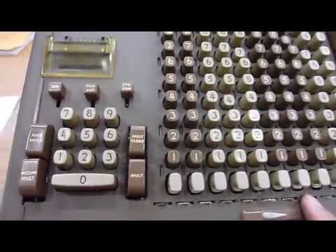 Friden STW 10 Mechanical Calculator Demo