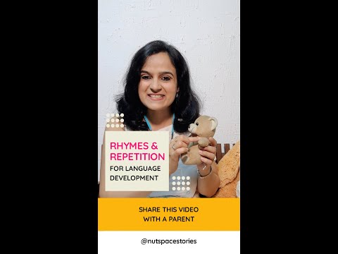 How do Rhymes foster Language Development | NutSpace #shorts