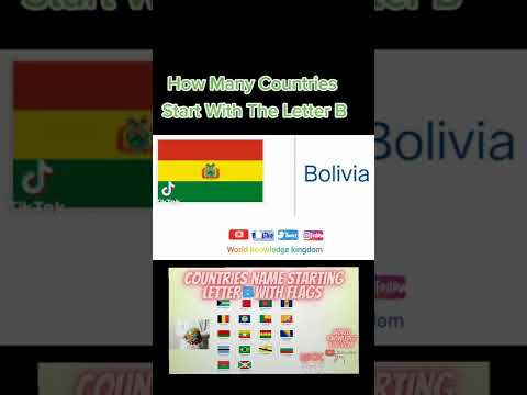 How Many Countries Start With The Letter B #world #countryflags #shorts #comparison
