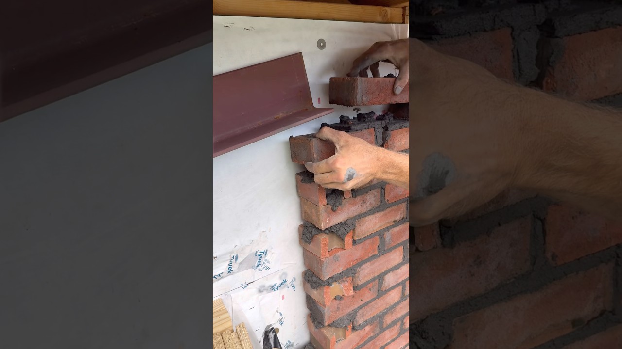 Installing An Angle Iron To Support Brick Above A Roof