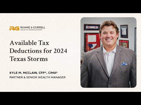 Available Tax Deductions for Texas Storms - 2024 FEMA Disaster Declarations